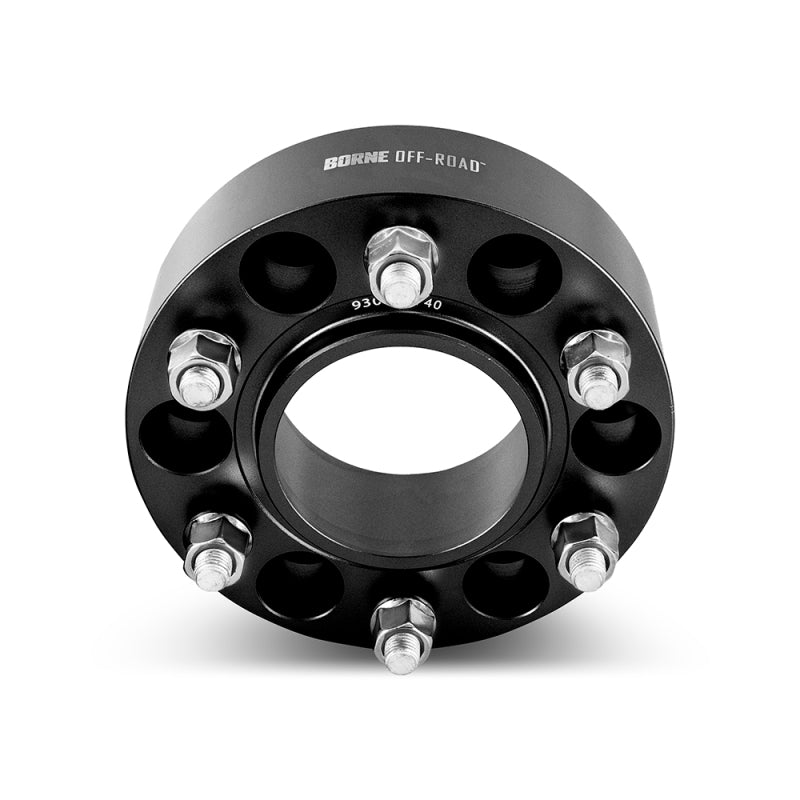 Borne Off-Road Wheel Spacers - 6x139.7 - 93.1 - 35mm - M12 - Black – Fuel Injector Connection