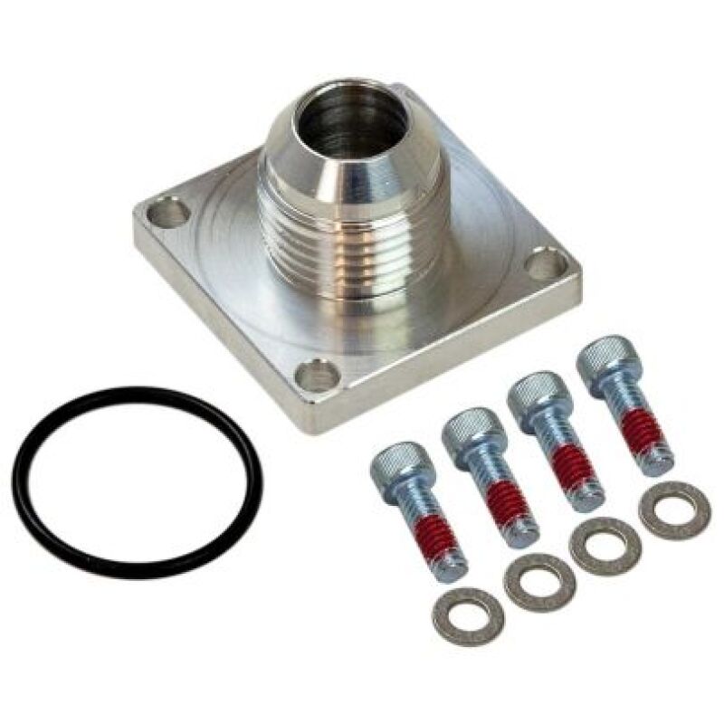 Moroso -10AN Male 4-Bolt Square Flange Dry Sump Square Base Fitting ...