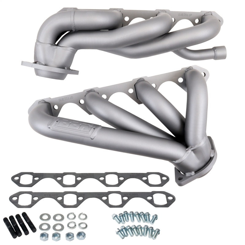 BBK 87-95 Ford F150 Truck 5.8 351 Shorty Unequal Length Exhaust Header ...