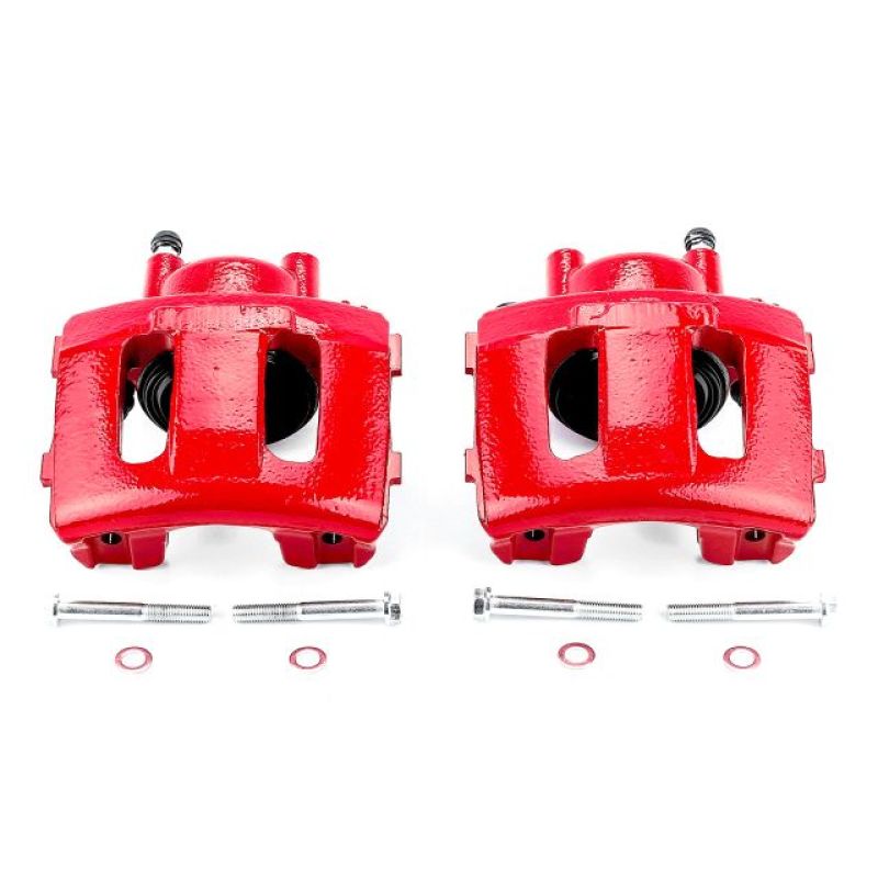 Power Stop 90-01 Jeep Cherokee Front Red Calipers w/o Brackets - Pair ...