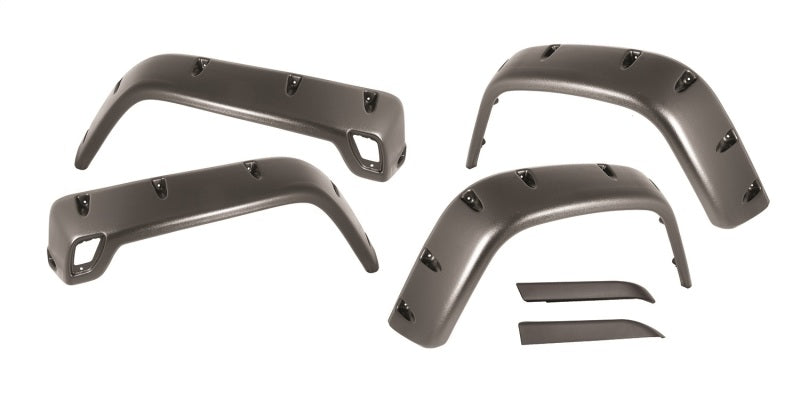 Rugged Ridge 6-Piece Fender Flare Kit 97-06 Jeep Wrangler – Fuel ...