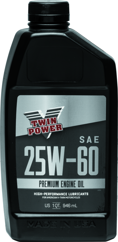 Twin Power 25W60 Premium Oil Quart – Fuel Injector Connection