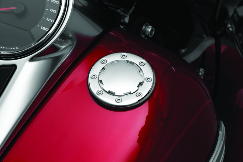 Kuryakyn Vented Flush Mount Gas Cap Chrome – Fuel Injector Connection