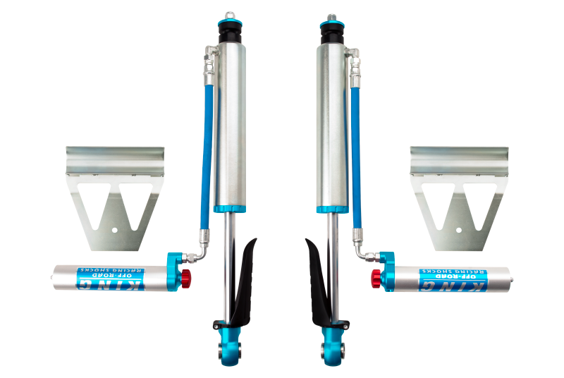 King Shocks 2008+ Toyota Land Cruiser 200 Rear 2.5 Dia Remote Res Shoc ...
