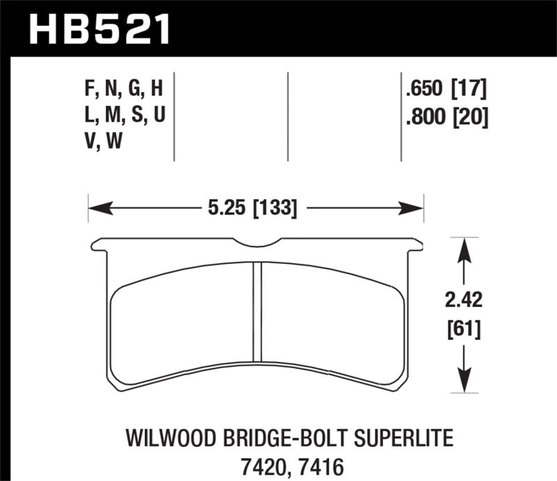 Hawk Wilwood Superlite DTC-70 Race Brake Pads – Fuel Injector Connection