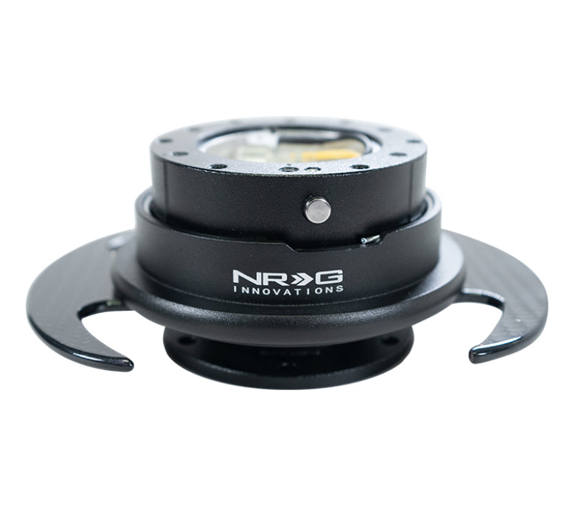 NRG Quick Release Kit Gen 3.0 - Black Body / Black Ring w/ Carbon Fibe ...