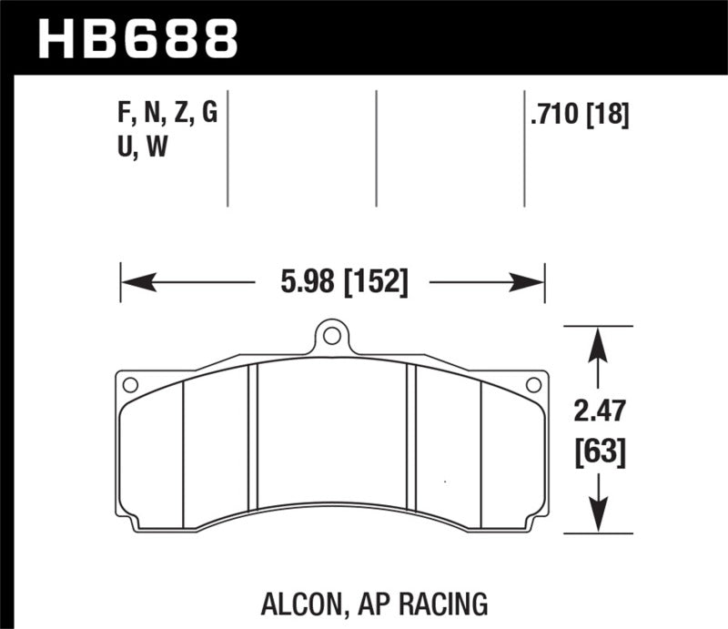 Hawk AP Racing/Alcon HPS 5.0 Brake Pads – Fuel Injector Connection