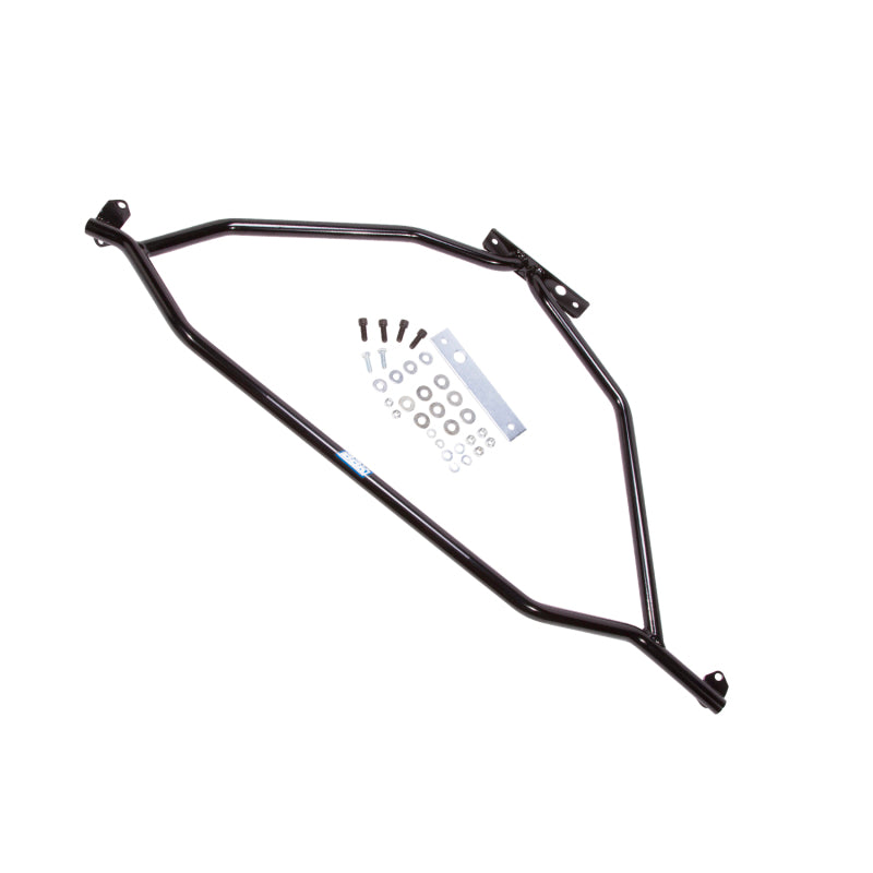 BBK 86-93 Mustang 5.0 Tubular Strut Tower Brace - Black Powdercoat Fin ...